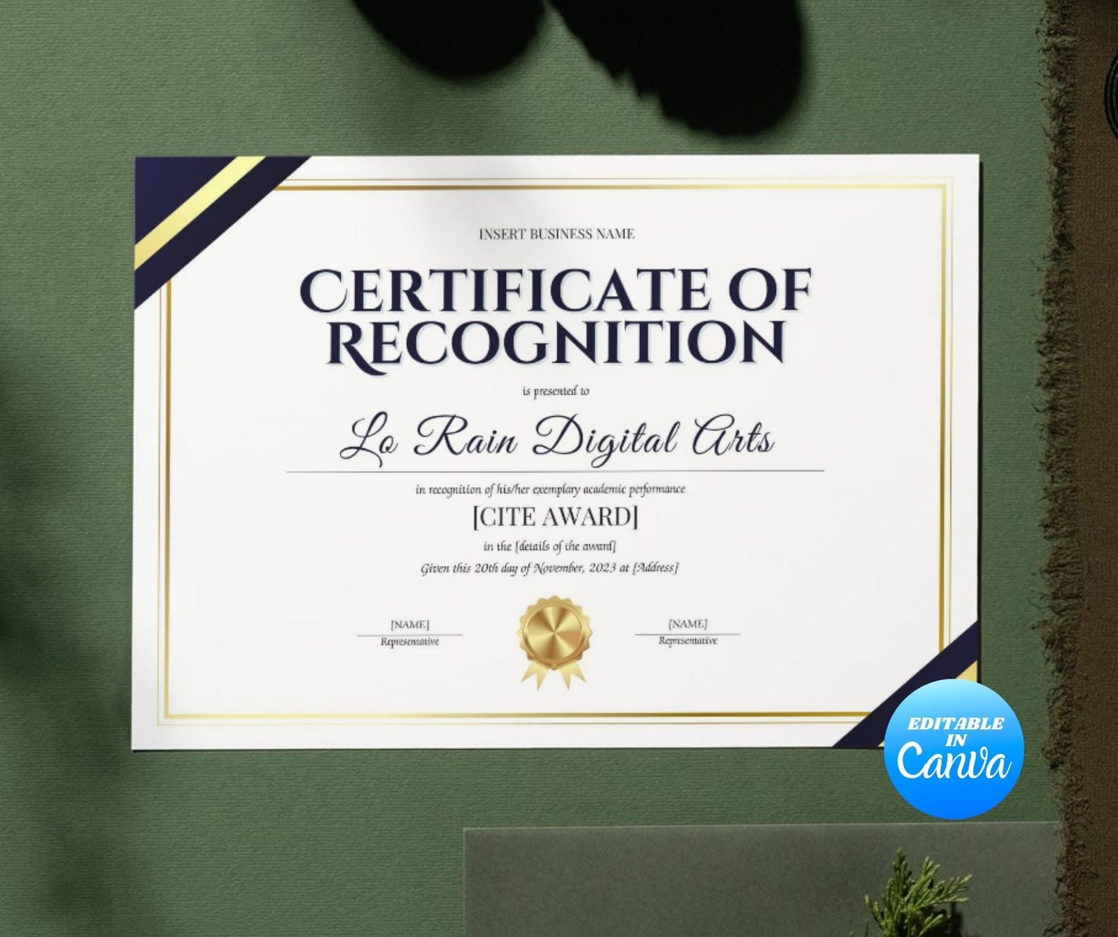 Graduation Certificate, Award Certificate, Certificate of Achievement ...