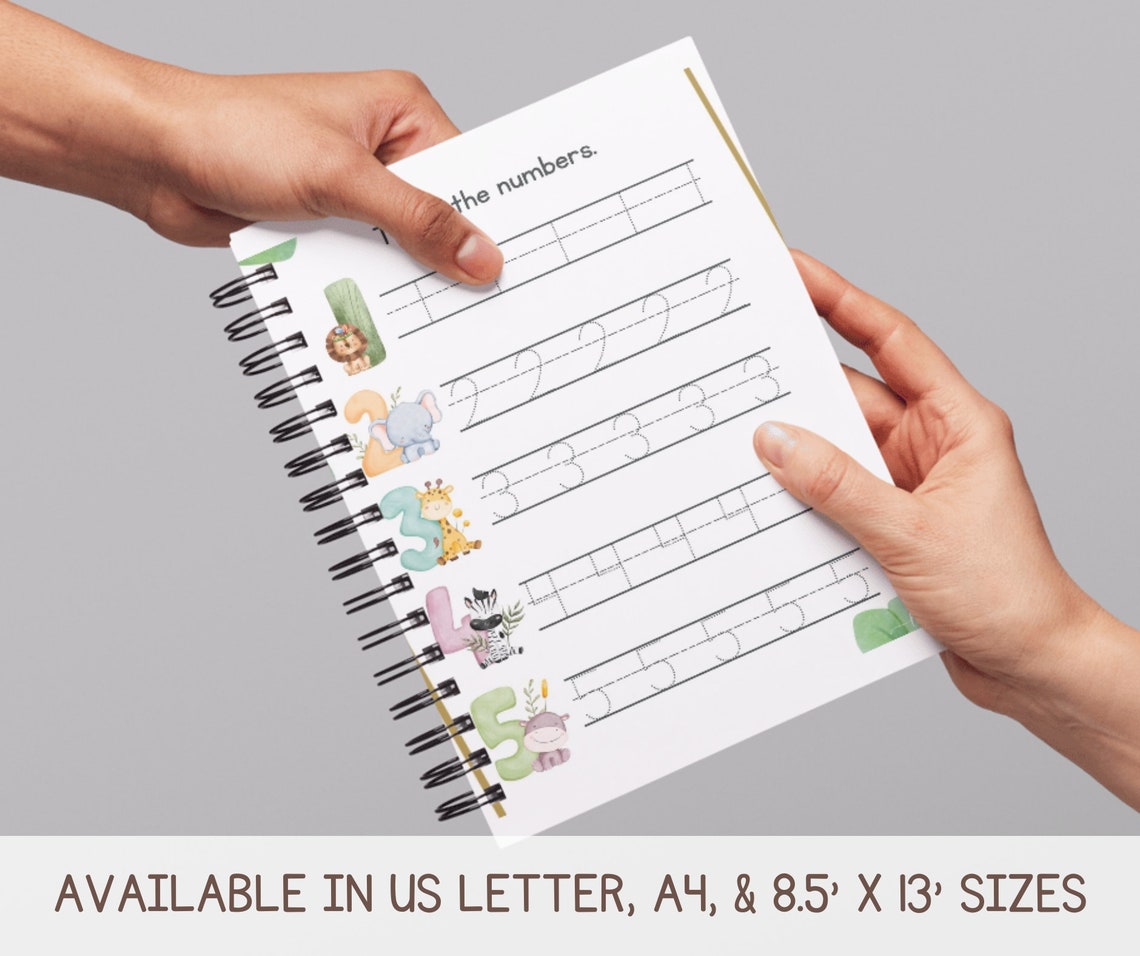 Number Tracing, Count 1-10, Learn to Count, Math Activities for ...