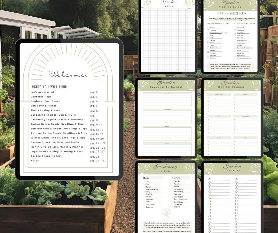 The Ultimate Garden Guide & Planner (downloadable) | PDF Digital ...