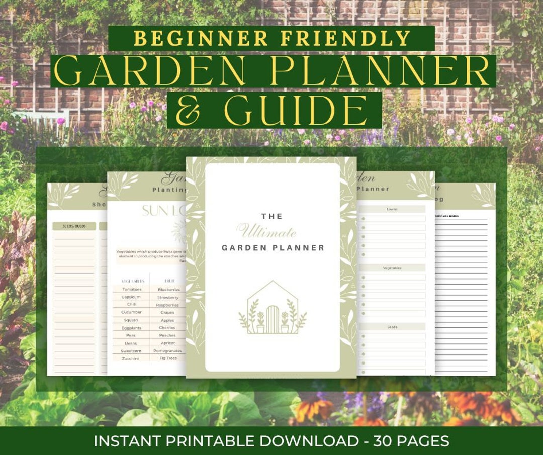 The Ultimate Garden Guide & Planner (downloadable) | PDF Digital ...