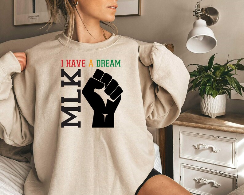 MLK 1963 I Have A Dream Sweater, MLK Birthday Sweatshirt, Celebration ...