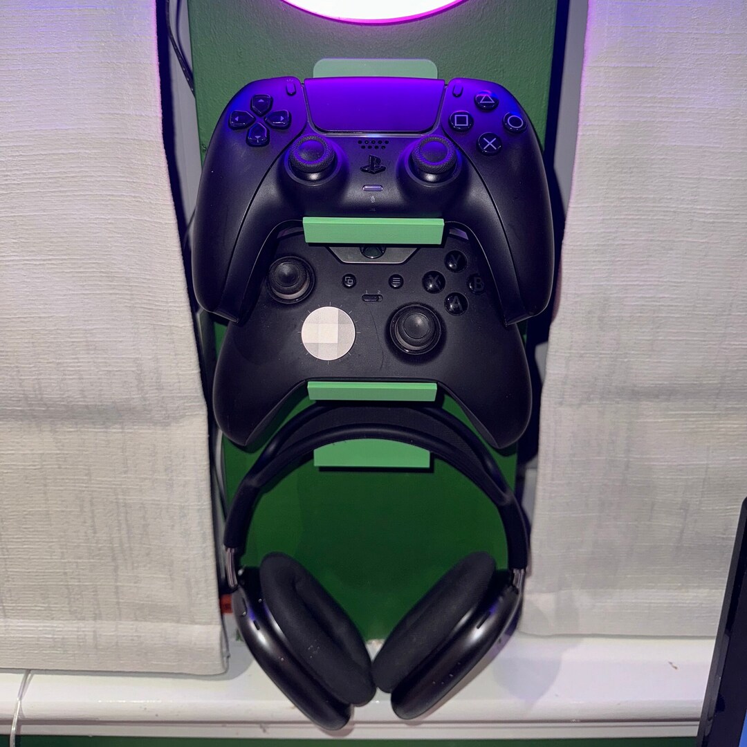 Dual Controller and Headset Holder / Gaming / Bedroom / Free Evri Next ...