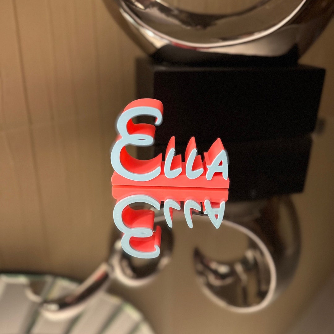 Disney Personalised Name Sign / Office / Bedroom / Desk / Free Evri ...