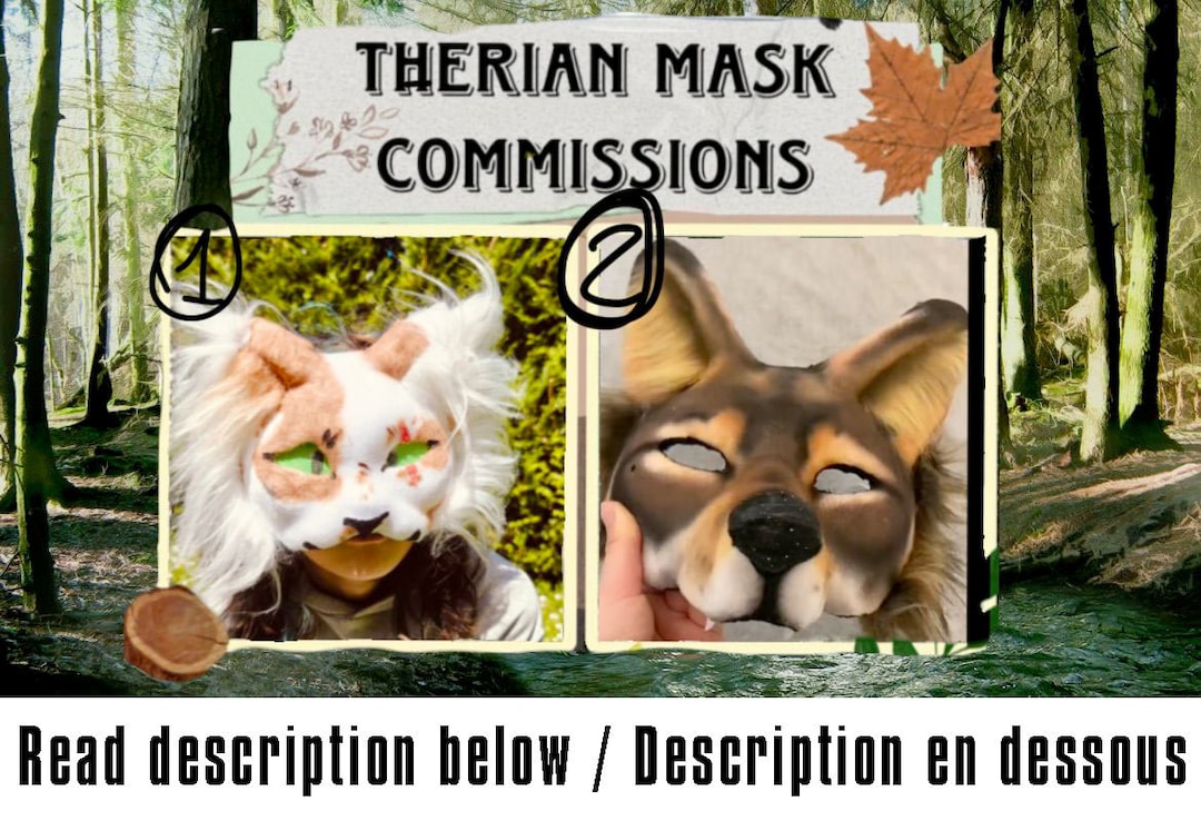 Therian Mask Commission // Therian Mask to Order - Etsy