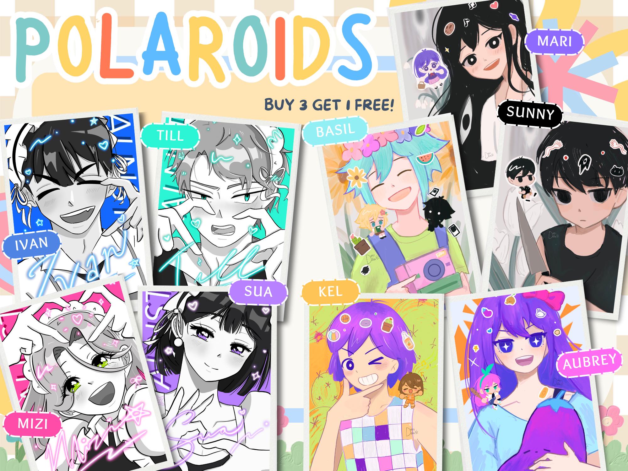 Omori Alien Stage Real Polaroid Instax | Basil Mari Aubrey Omori ...