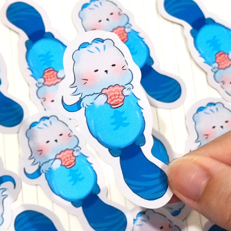 Otter Neuvillette Sticker Vinyl Matte Genshin Impact - Etsy