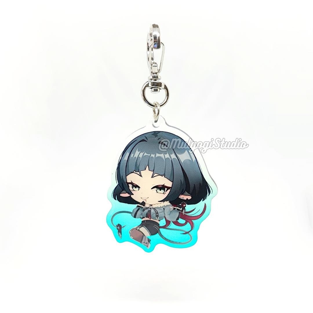Jane Doe Zenless Zone Zero | ZZZ Keychain | Colored Acrylic Keychain ...