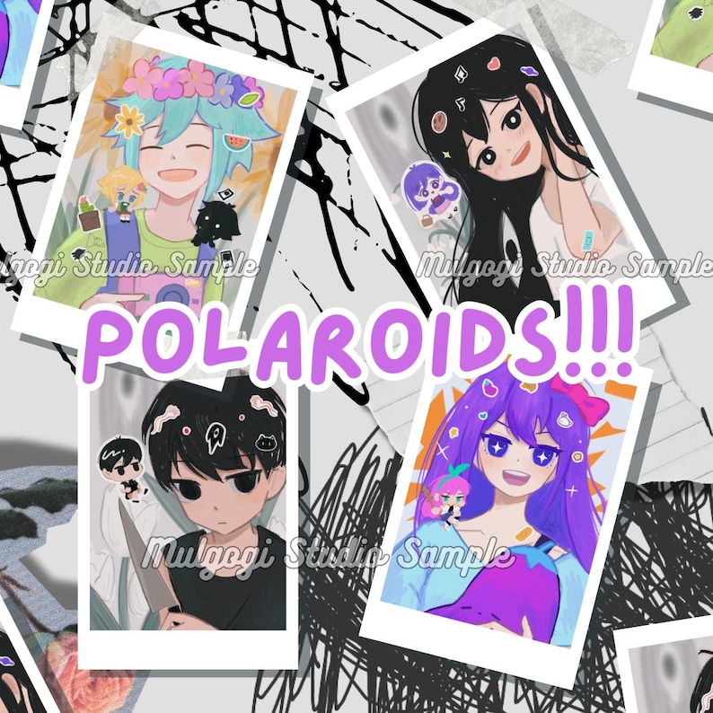 Omori Alien Stage Real Polaroid Instax | Basil Mari Aubrey Omori ...