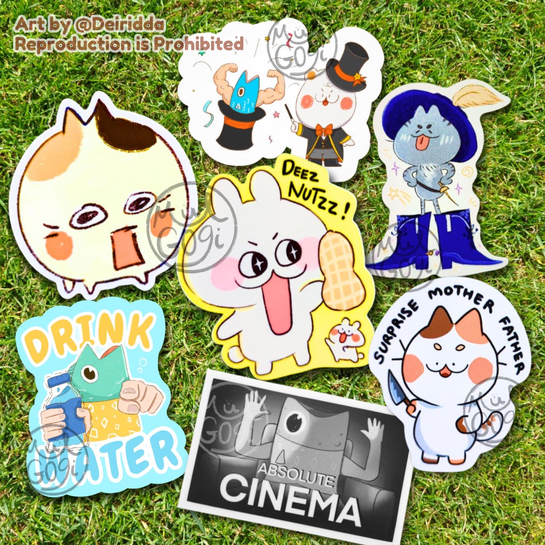 Mulgogi Stickers | Vinyl Gloss | 3" Inch | Cute Meme Sticker ...
