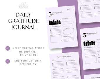 My Daily 5-minute Journal - Etsy UK