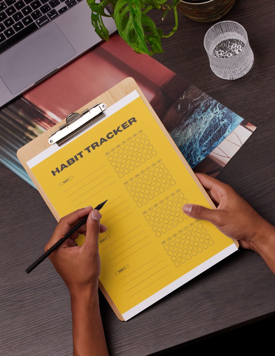Habit Tracker | Weekly & Daily Habit Tracker | Customize Digital ...