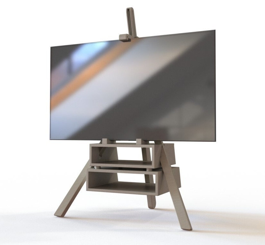 CNC DXF Plans: Birch Plywood Tripod TV Stand - Etsy UK