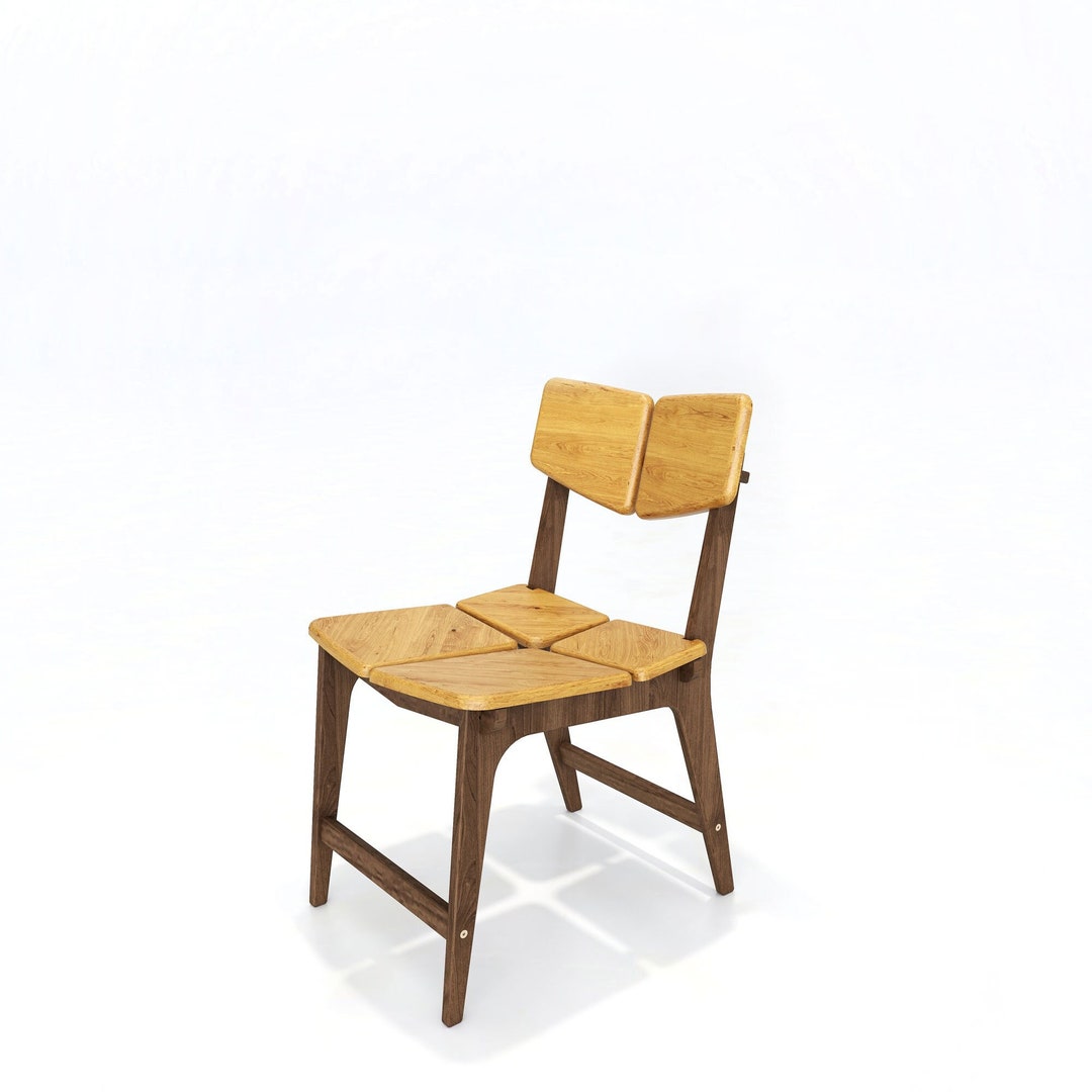 DXF Plans for a CNC Flat-pack Tetra Dining Chair (not a Physical Item ...