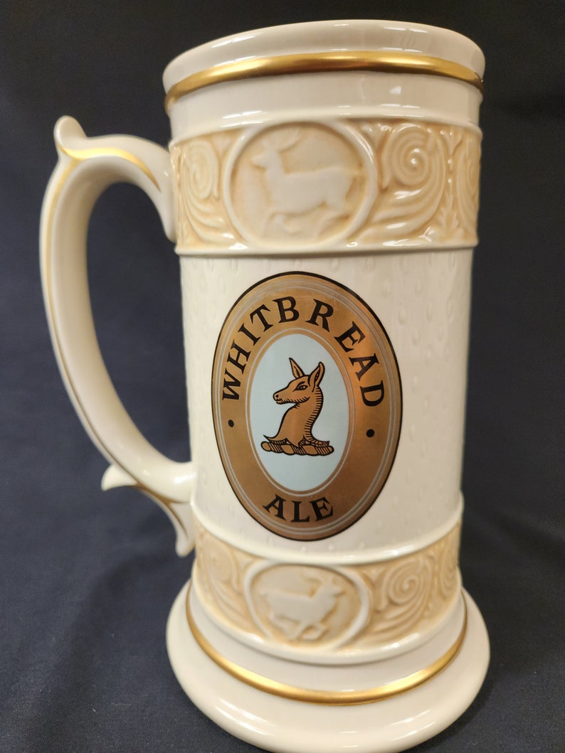 Vintage Ceramic Whitbread Ale Tankard Beer Stein Franklin Mint - Etsy