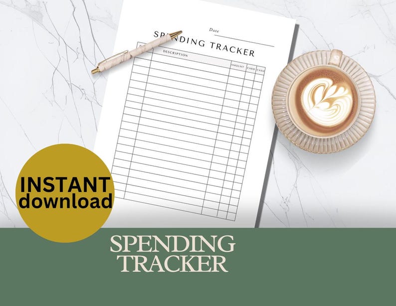 Supplement Tracker Printable PDF for Vitamins Wellness Planner Monthly ...