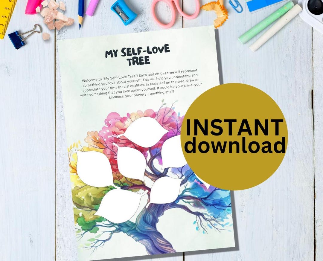 Kids Self-esteem Worksheet Printable Activity to Identify Special ...