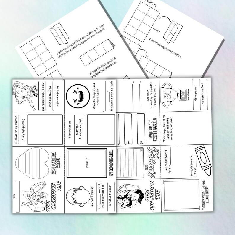 Father's Day Book, Personalized Gift for Dad, Unique Memory Journal ...