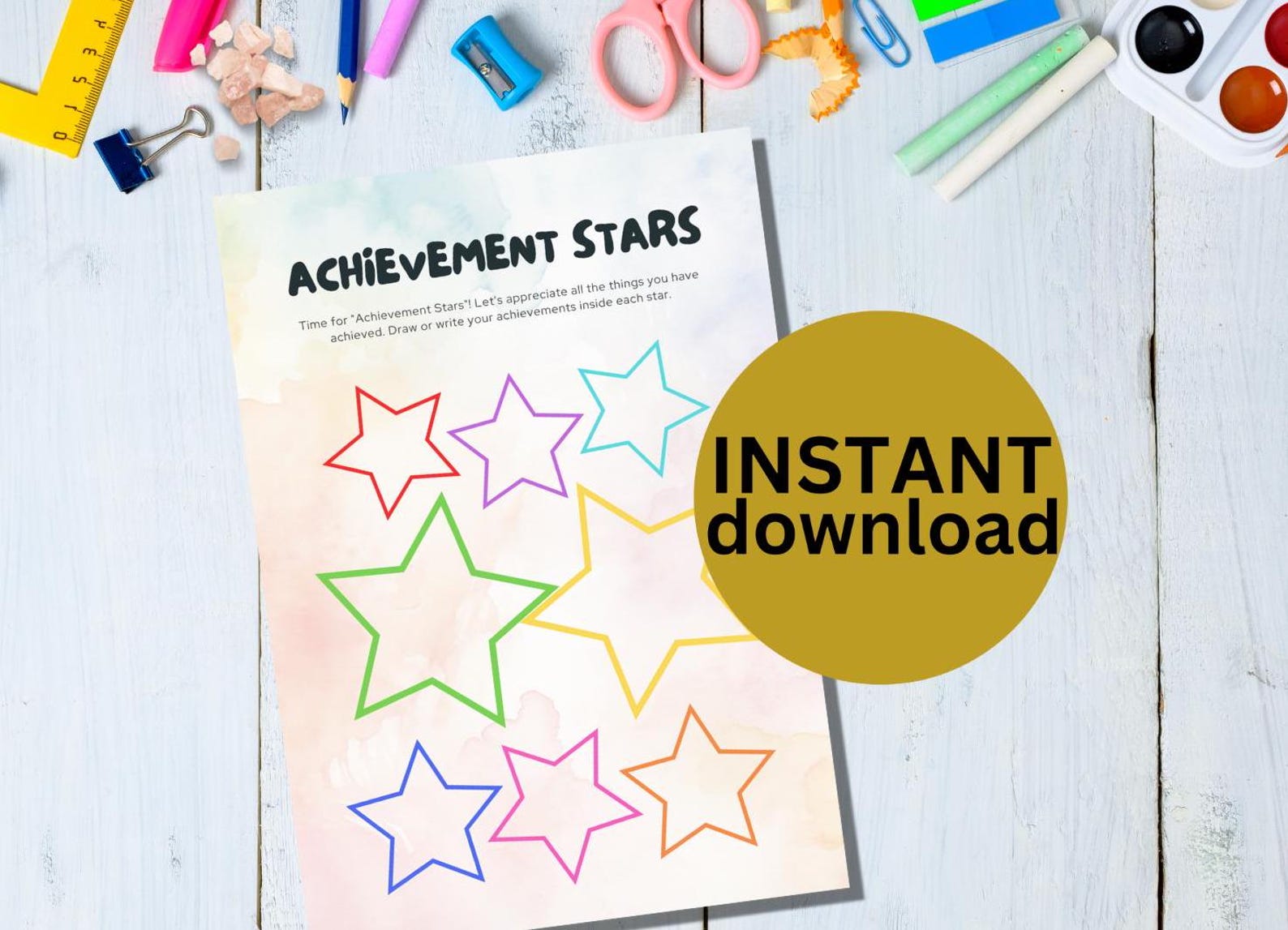 SELF LOVE Worksheet for Kids, Recognise Your Achievements Printable ...