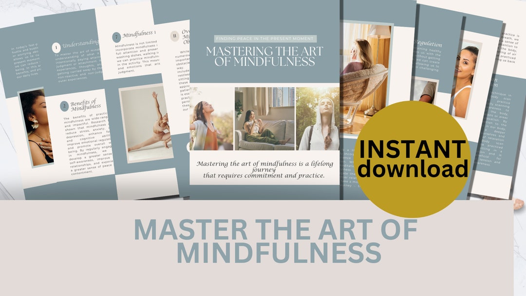 The Art of Mindfulness Guide for Self Care Mindfulness Techniques ...