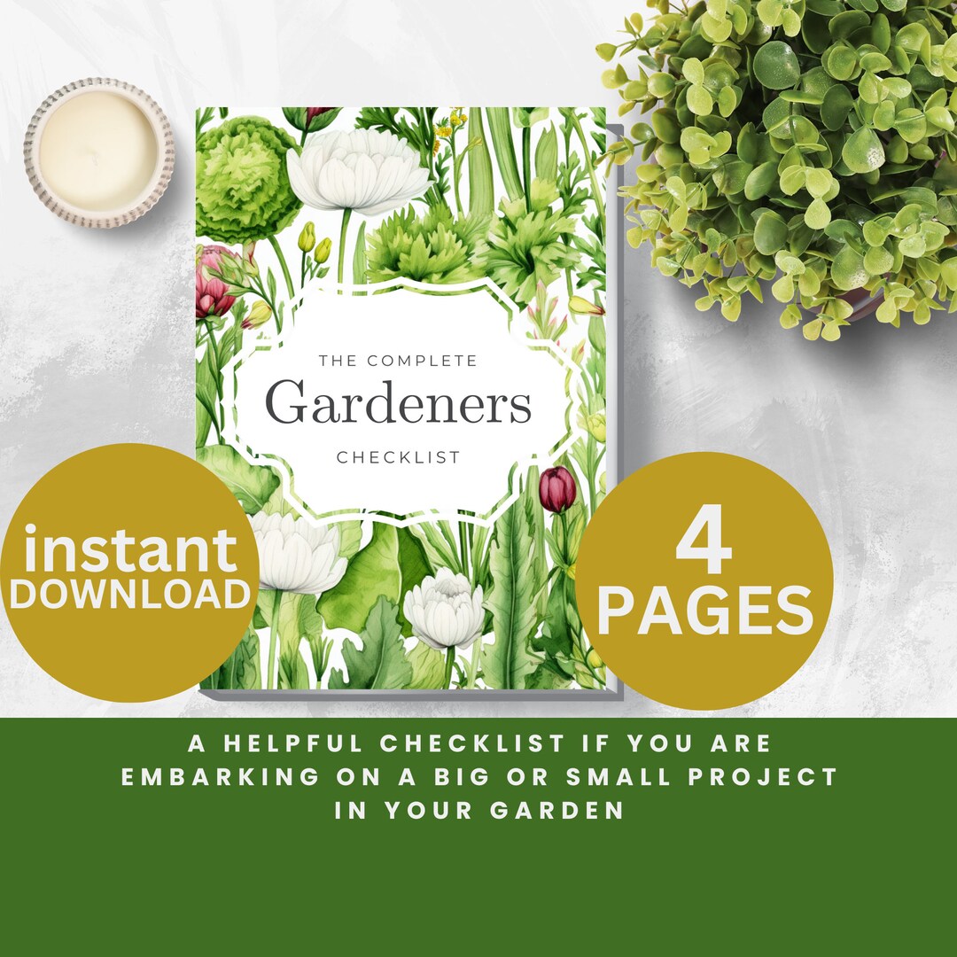 Garden Planner | Gardening Journal Printable | Plants Records | Digital ...