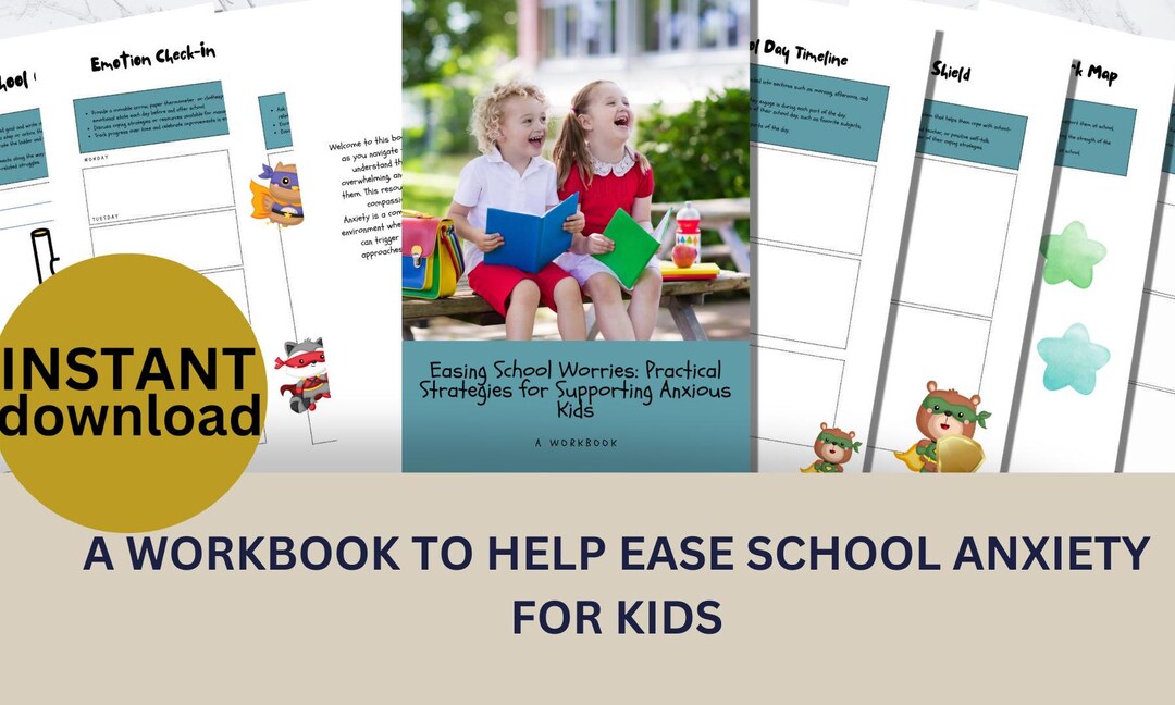Managing School Anxiety Worksheets Anxiety Coping Skills Kids ...