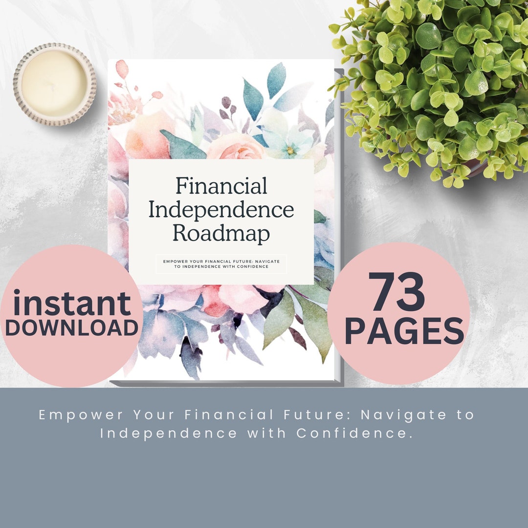 Financial Independence Roadmap Printable Planner Finance Planner