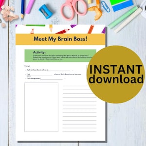 Empowering OCD Worksheet for Kids Fun Activity to Build Skills ...