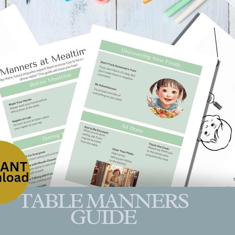 Table Manners - Etsy