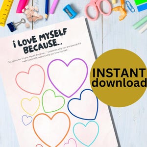 SELF LOVE Worksheet for Kids, Recognise Your Achievements Printable ...