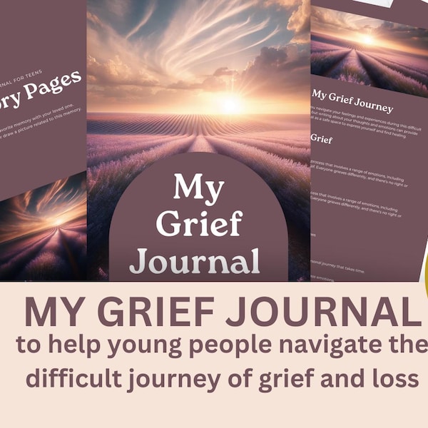 Grief Worksheets for Teens - Etsy