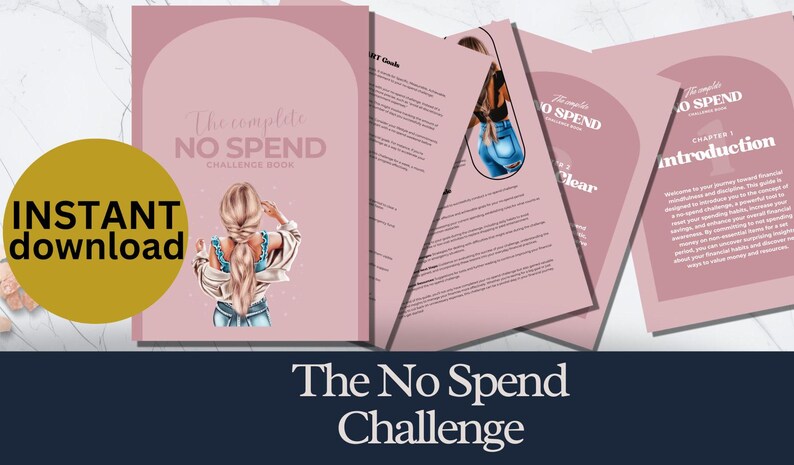 Budgeting Guide for No Spend Challenge Save Money Financial Planning ...