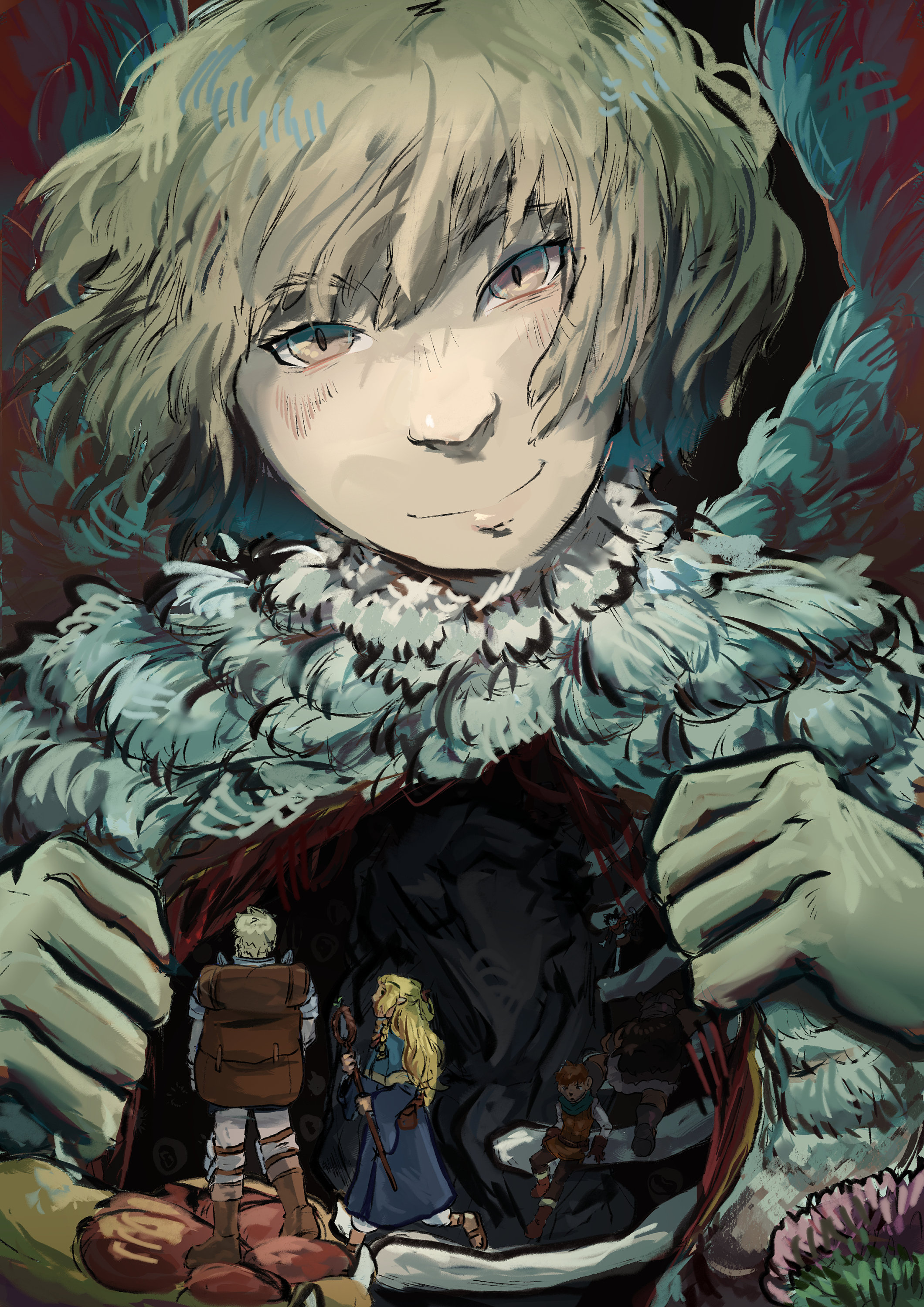 Dungeon Meshi | Delicious in Dungeon Falin Print - Etsy