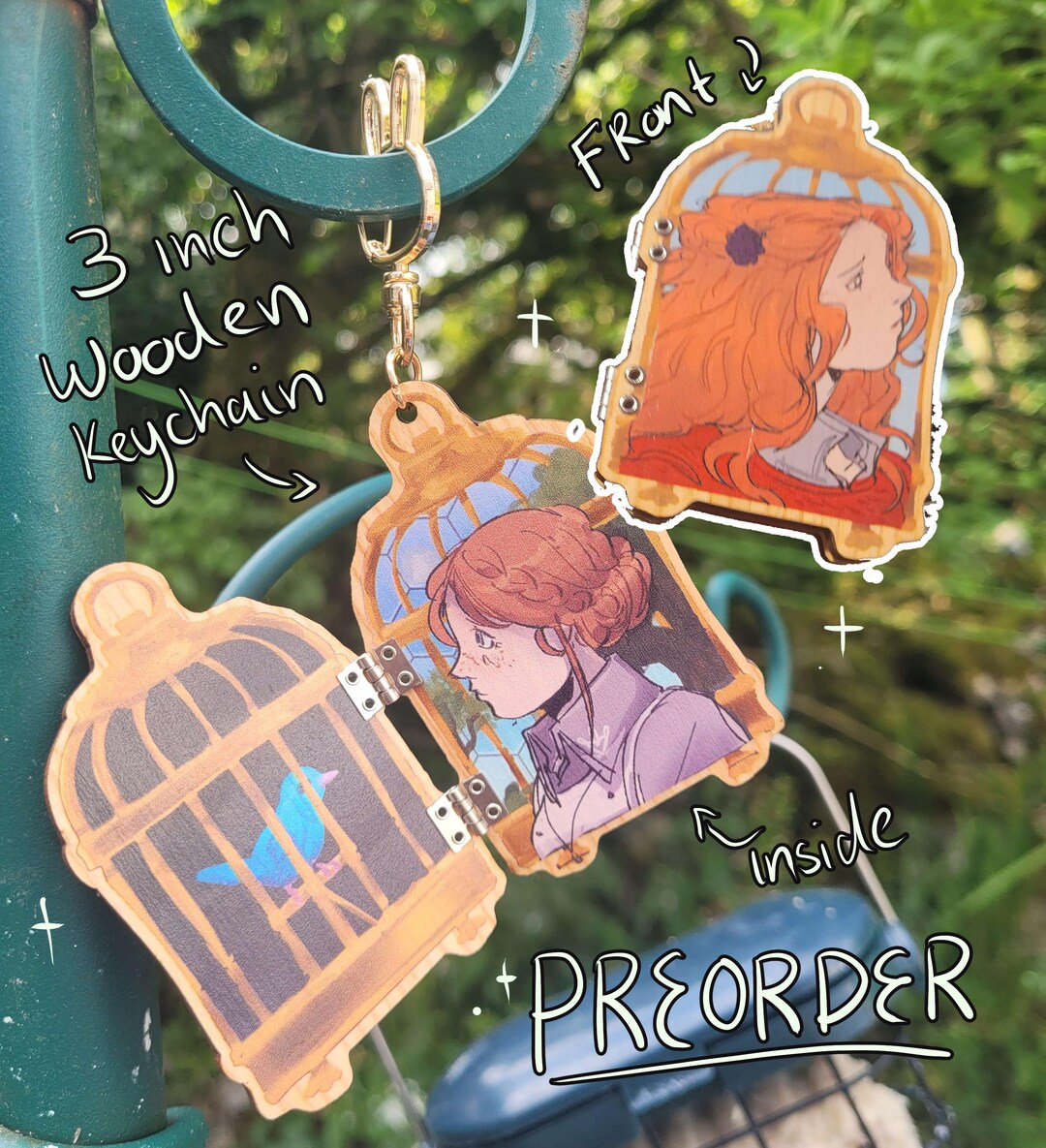 Zero Escape Hinged Wooden Keychain - Etsy