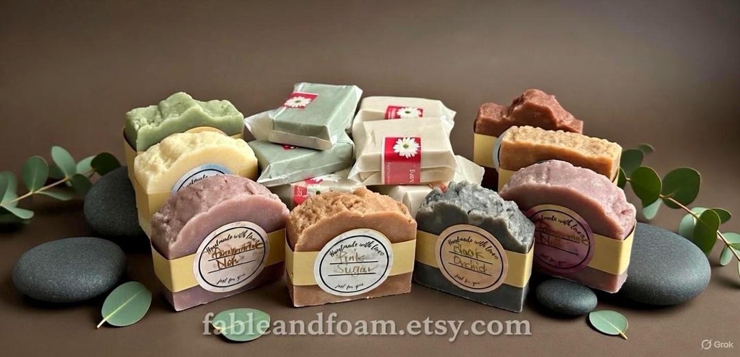 Premium Handmade Shea Butter Soap, Pick Your Scents, Full Bars & Minis ...