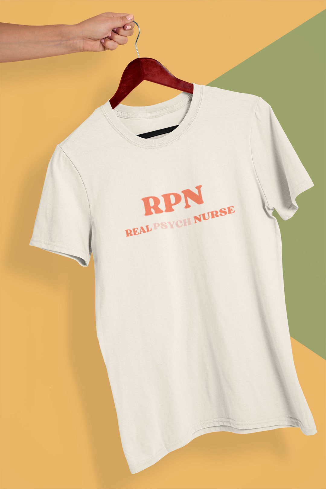 RPN Real Psych Nurse Tshirt Mental Health Nurse Tshirt Nurse Gift for ...