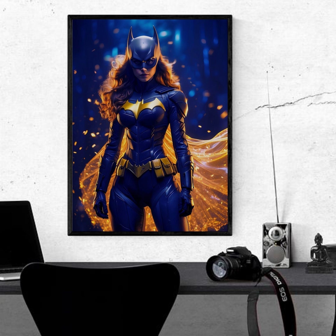 Batgirl Art Printable, DC Comics Superhero Poster, Batman Hero ...