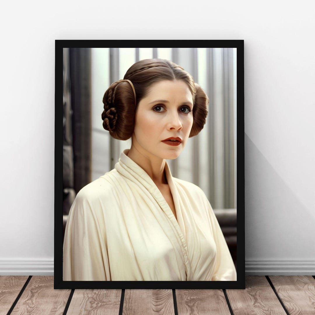 Princess Leia Portrait Print: Retro Star Wars Art (digital Download) - Etsy