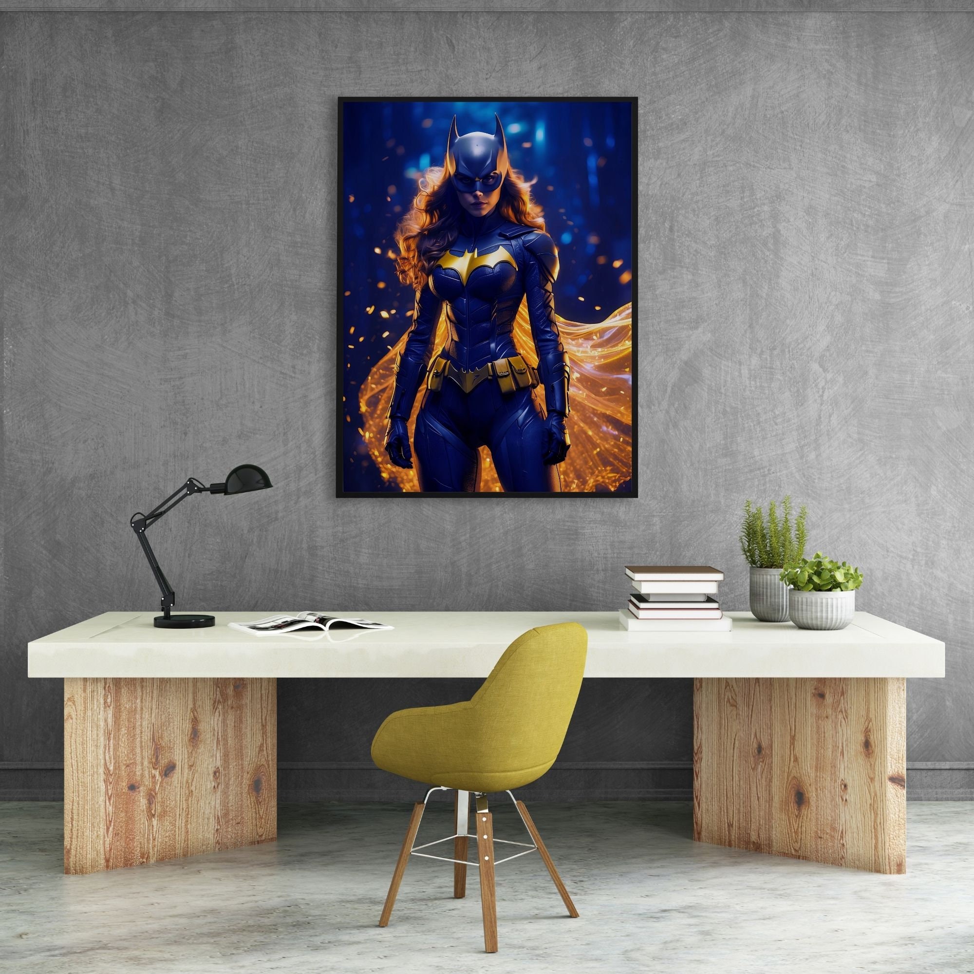 Batgirl Art Printable, DC Comics Superhero Poster, Batman Hero ...