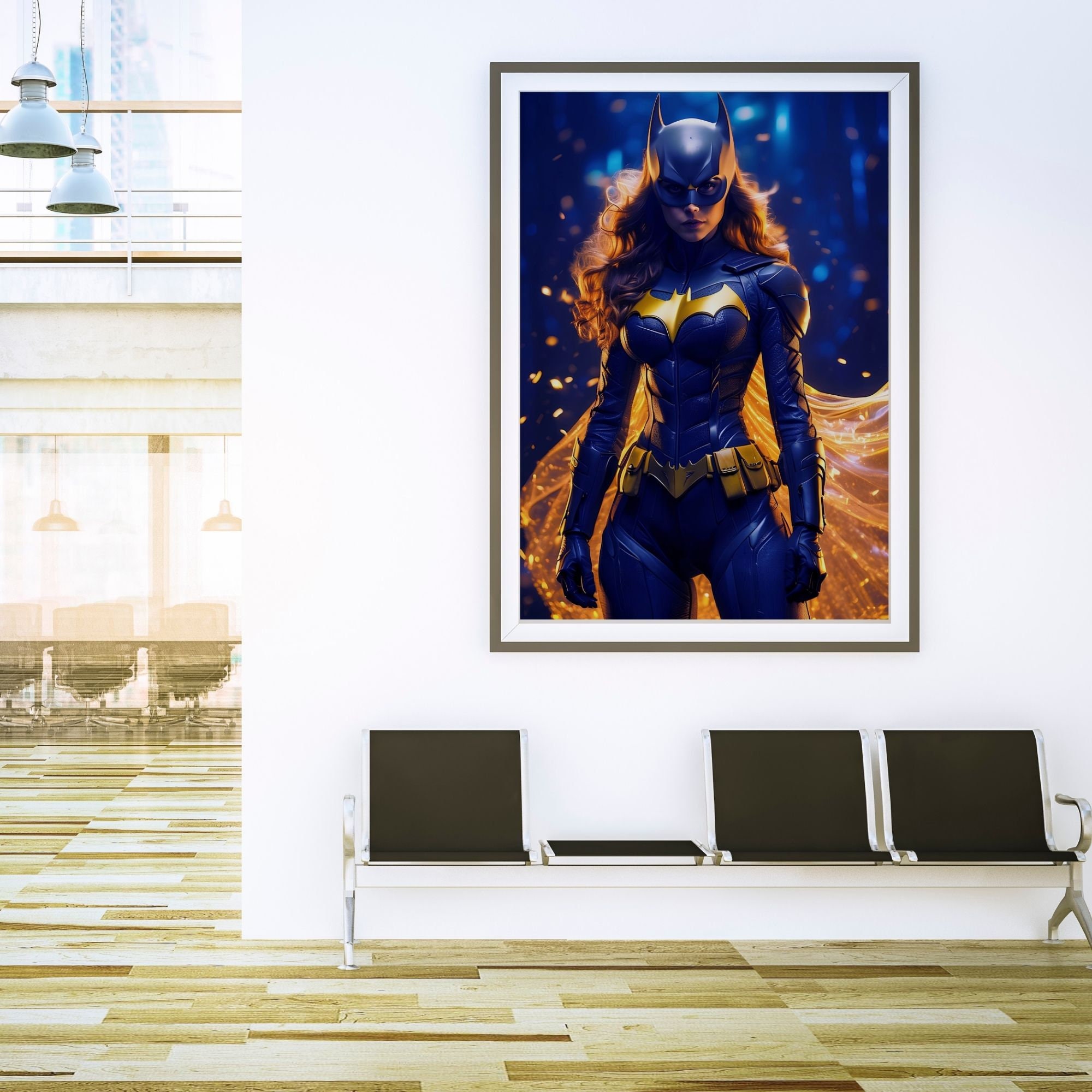 Batgirl Art Printable, DC Comics Superhero Poster, Batman Hero ...