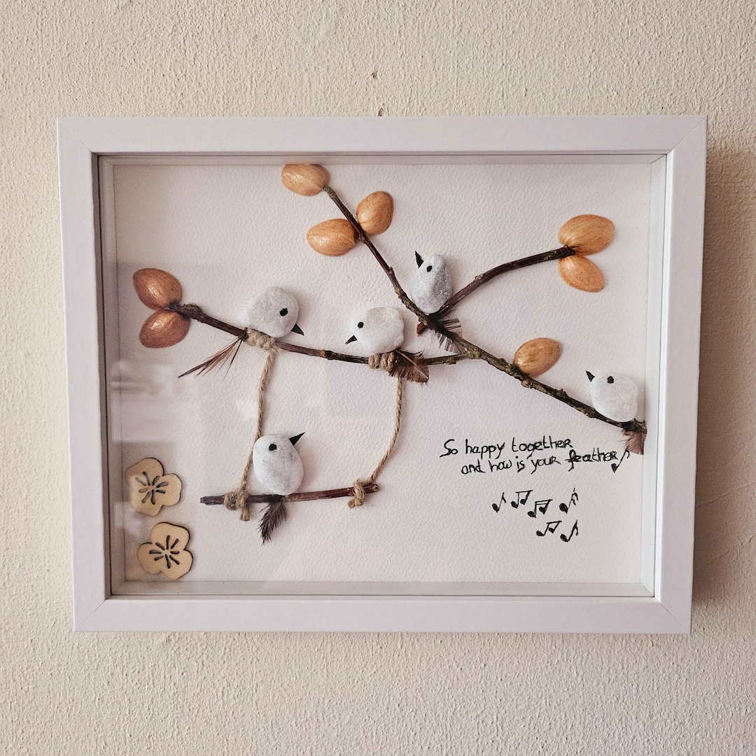 Pebble Art Birds - Etsy