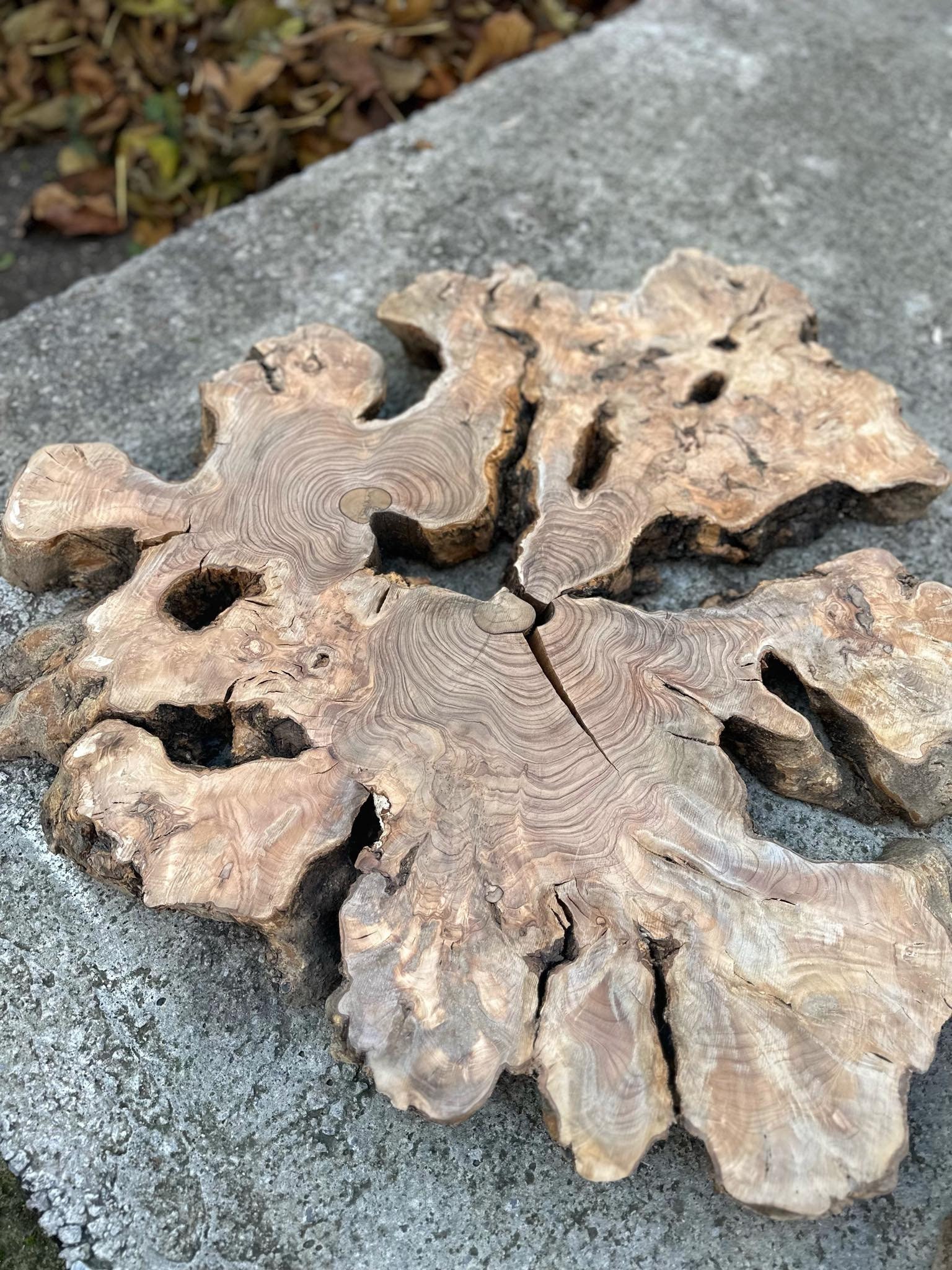 Olive Wood Slab, Live Edge Wood Slab, Burl Wood, Unique Olive Root ...