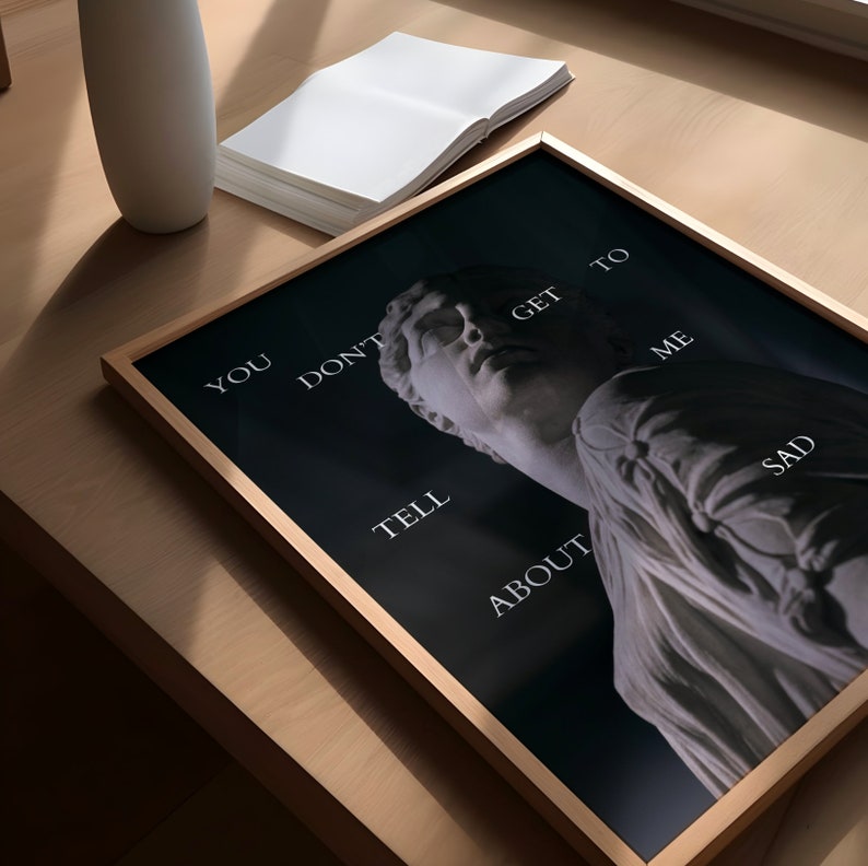 The Tortured Poets Department Poster You Don't Get to Tell Me About Sad ...