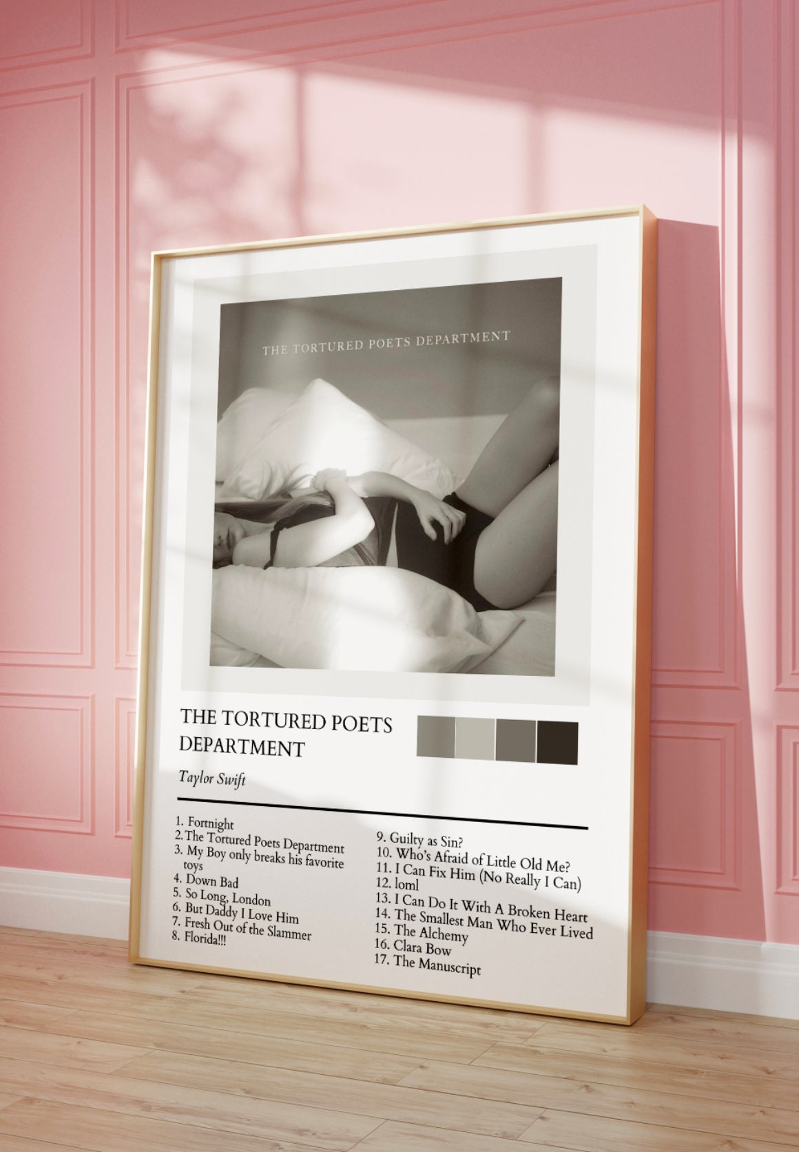 The Tortured Poets Department Poster, TTPD Album Poster sold by Elite ...