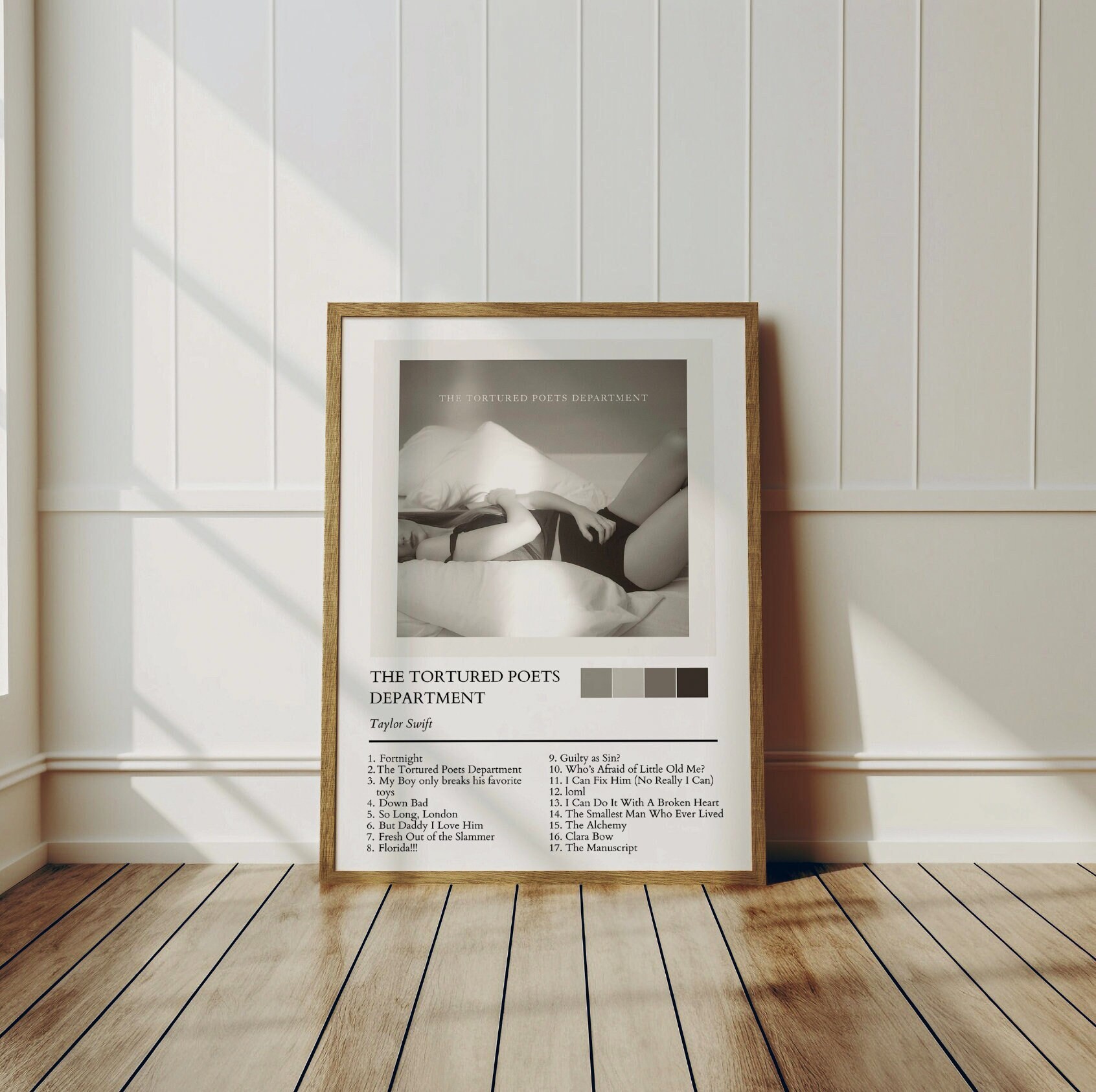 The Tortured Poets Department Poster, TTPD Album Poster sold by Elite ...