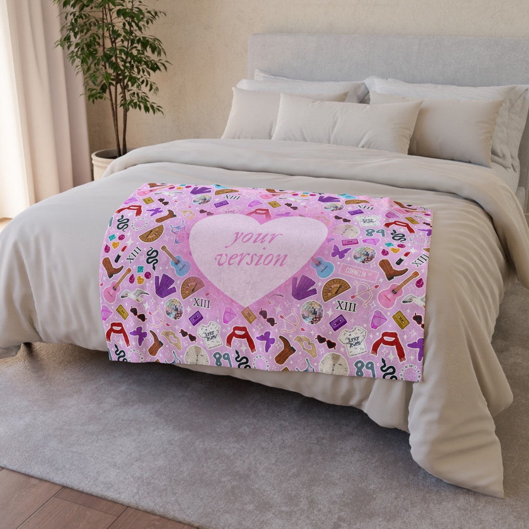 Personalised Taylor Swift Pattern Inspired Blanket Taylor Swift Gift ...