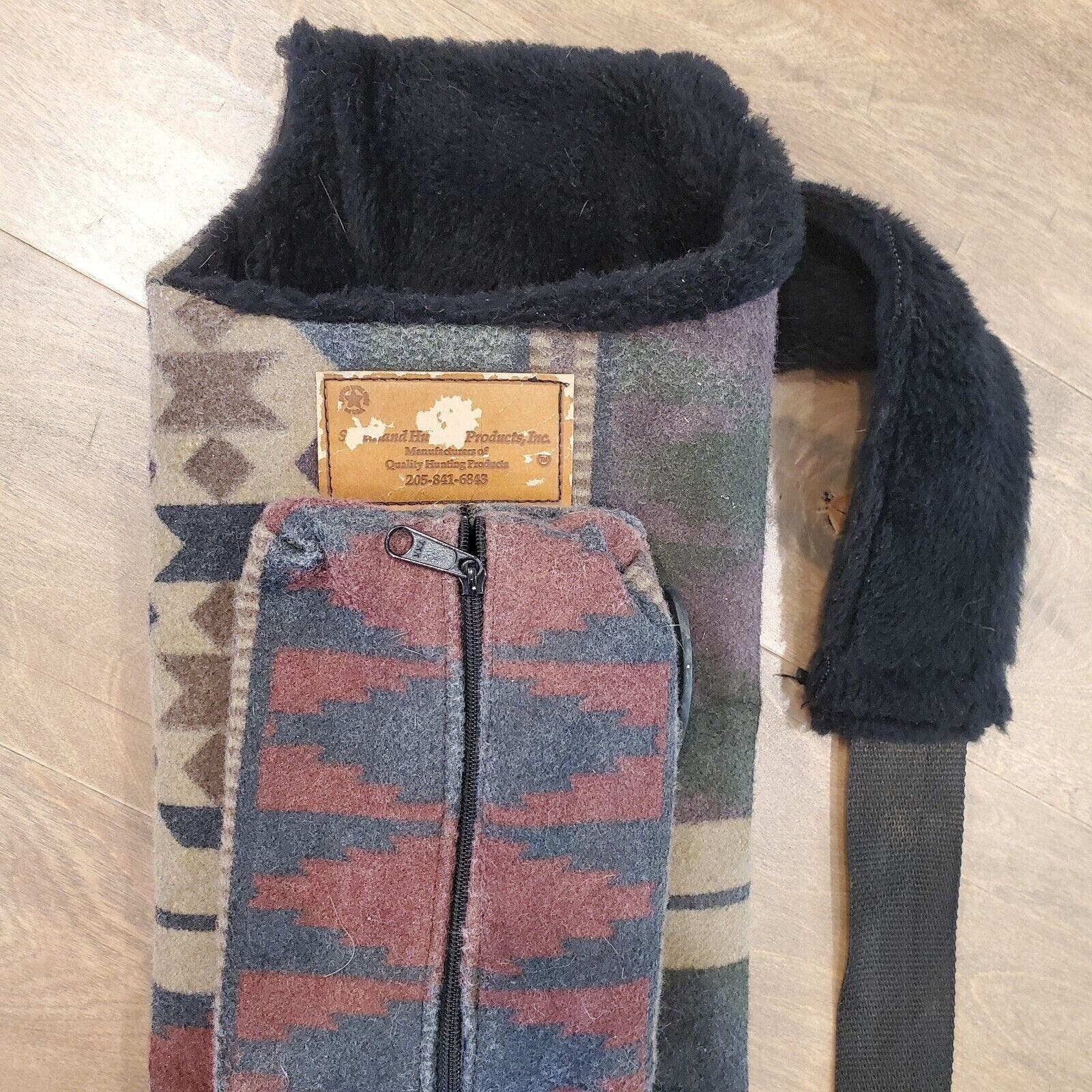 Wool Quiver Bow Arrow Hunting Quiver Large Capacity Faux Fur Lined ...