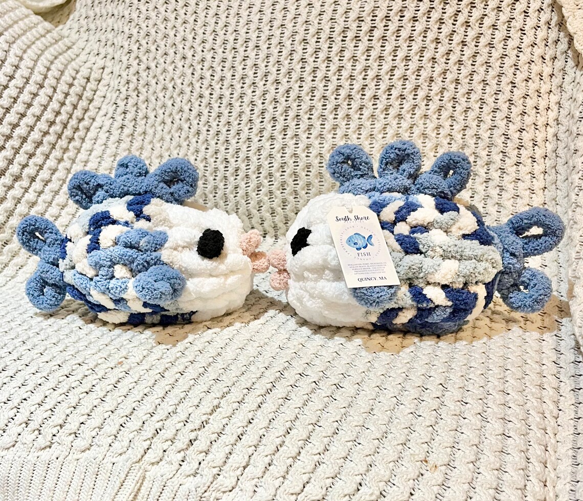 Chunky Knit Fish - Etsy