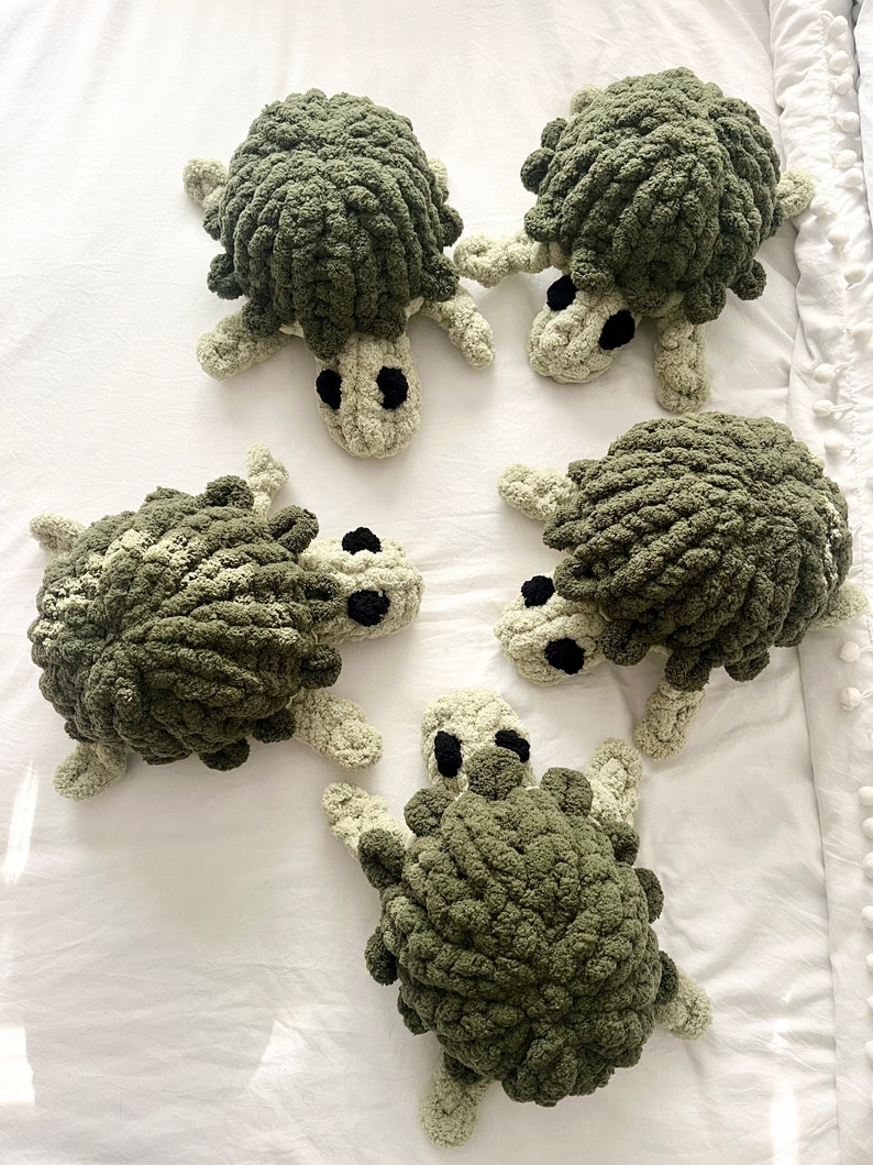 Chunky Knit Turtle - Etsy