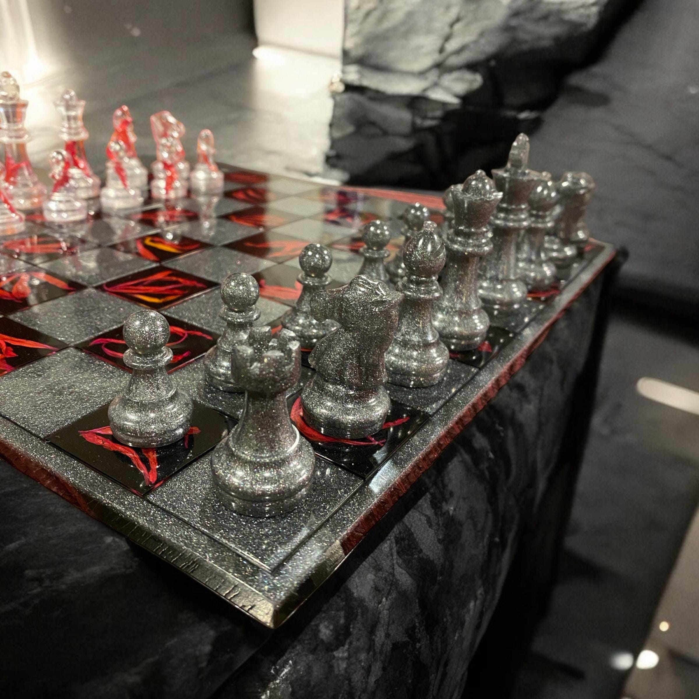Fire and Ice Chess Set - Limited Edition - Etsy