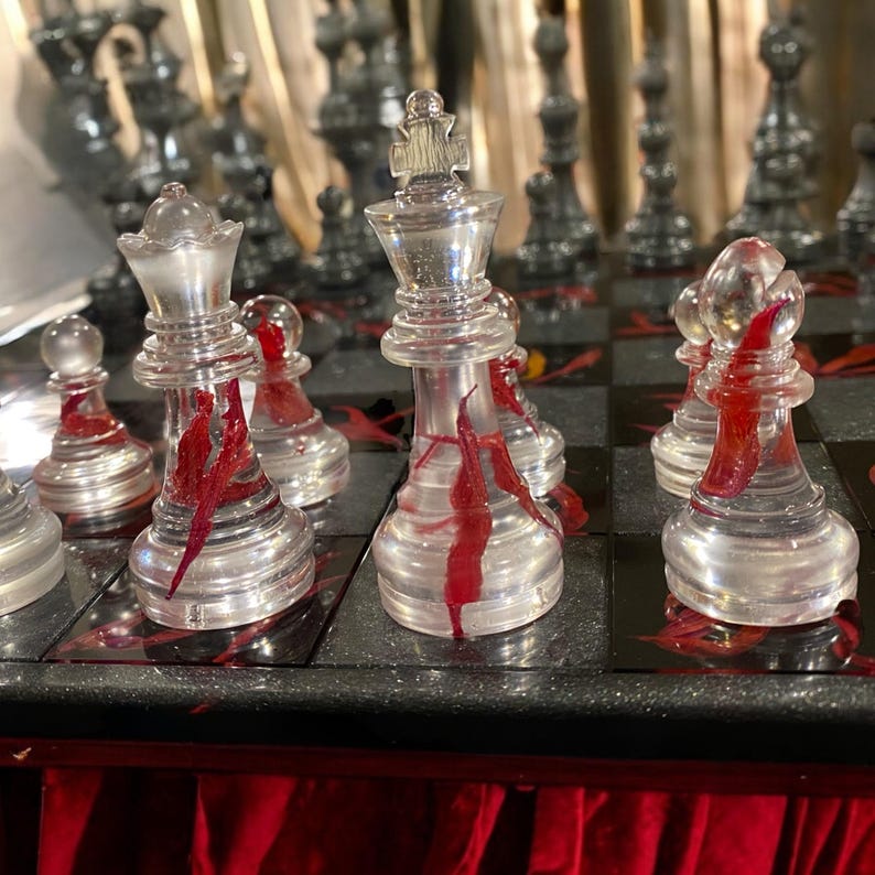 Fire and Ice Chess Set - Limited Edition - Etsy